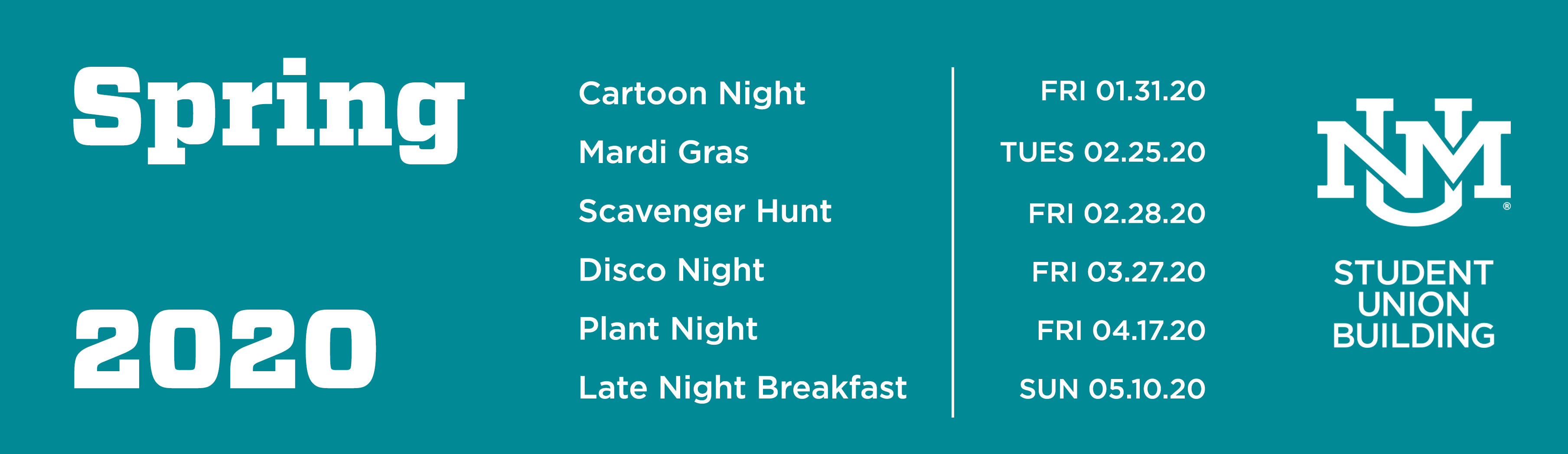 Student Programing :: Student Union Building | The University of New Mexico
